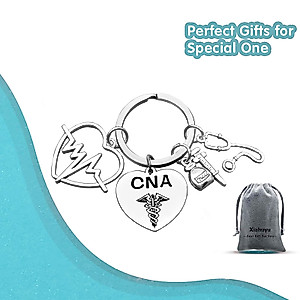 For CNA Gift Keychain Certified Nursing Assistant Gift CNA Graduation Gifts Nurse Day Gift Nursing School Student Gifts Nurse Appreciation Gifts Christmas Birthday Gifts CNA Gifts for CNA Week