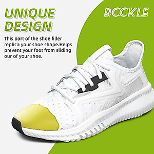 Shoe Fillers for Loose Shoe,Toe Filler Inserts,Shoe Inserts for Shoe Too Big,Heel sliping Make Shoes Fit,for Both Men and Women.Middle:(Half to One Size Bigger)/Green