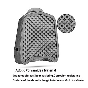 Thinvik Bike Clipless Pedal Adapters for Look Keo Sprint/Classic/Max Carbon/Blade Carbon Ti Clipless Pedal Convert to Universal Platform Pedal