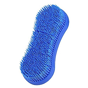 Camidy Silicone Brush for Horse Cleaning,Pet Grooming Massage Brush Ergonomic Horse Comb