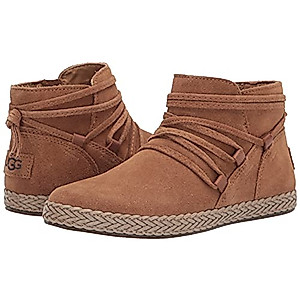 UGG Women's Rianne Fashion Boot, Chestnut Suede, 6