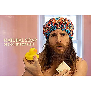 Happy Nuts Bundle - One tube of Happy Nuts Sweat Defense and Odor Control - Comfort Cream Lotion for Men and One Bar of Happy Nuts Man Slab Bar Soap - Natural Men's Bar Soap for Men with Cedarwood