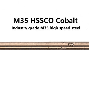 VALYRIANTOOL 1/8 in. x 6 in. Cobalt Aircraft Extension Drill Bits Set(5PCS), M35 High Speed Steel Drill Bit Extra Long Deep Hole Drilling for Stainless Steel, Plastic and Wood