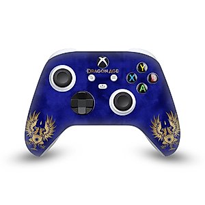 Head Case Designs Officially Licensed EA Bioware Dragon Age Grey Wardens Gold Heraldry Vinyl Sticker Gaming Skin Decal Cover Compatible With Xbox Series X/S Controller