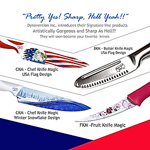 Chefs Knives - Professional Chef knife set, 8 inch sharp cutting blade - Stainless Steel kitchen cooking knife with Ergonomic handle - Loving gifts for Chefs & butcher with cool design