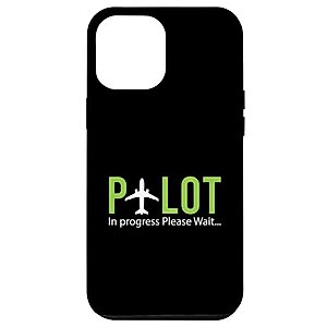 iPhone 12 Pro Max Pilot In Progress Airplane Aircraft Aviation Pilot Case