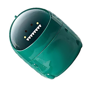 YGHQAP Plastic Desktop Trash Can with Lid Cute Shaped Mini Waste Basket Tiny Desktop Waste Garbage Bin Small Desk Can Mini Trash Can for Dining Table Desk Home Office Easy Storage(Small Size)