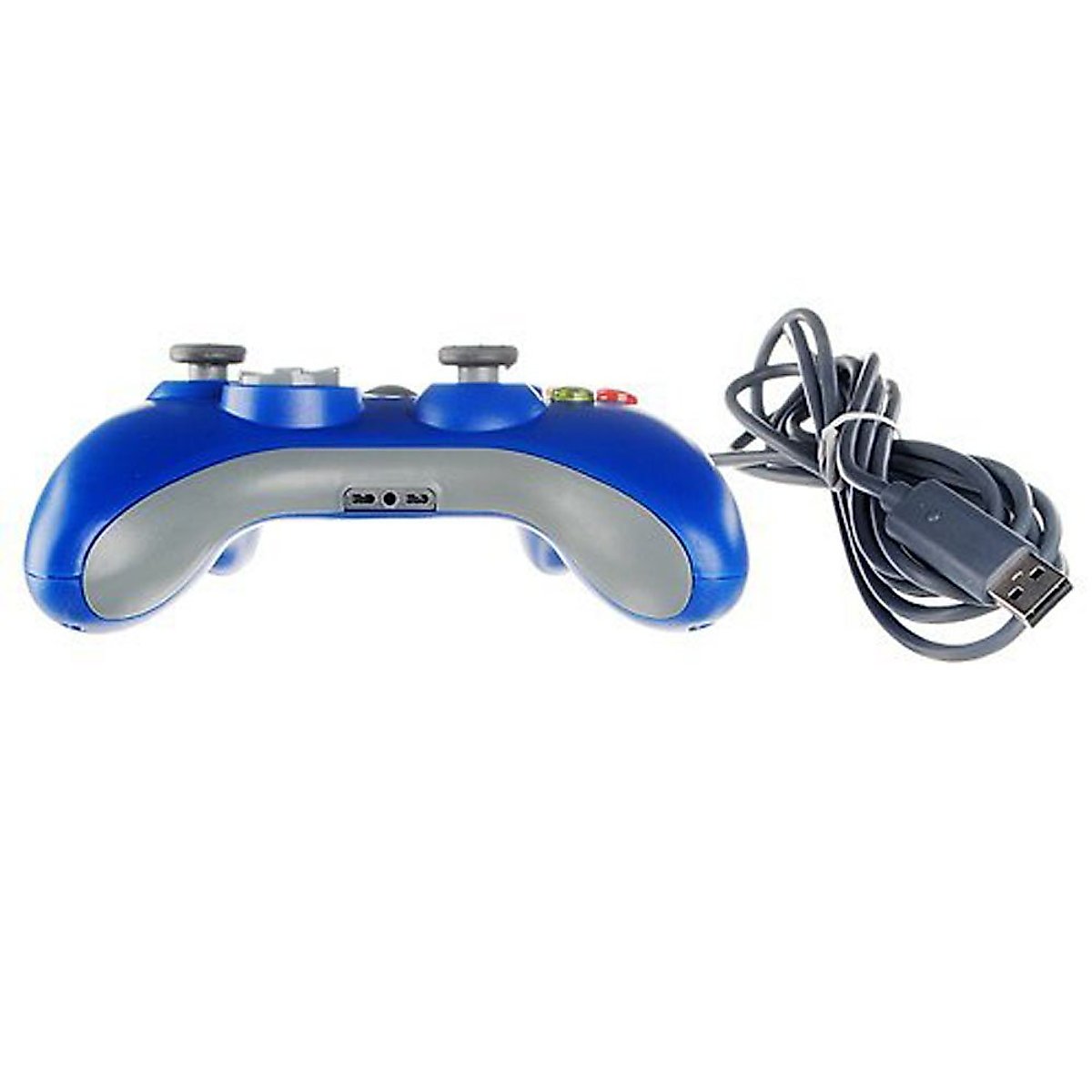 Meco Wired USB Game Pad Controller Joypad for Microsoft XBOX 360 PC Windows Blue