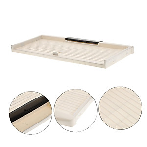 NUOBESTY 1 pc Large Keyboard Tray Slide-Out Computer Desk Keyboard Drawer Accessory for Office Beige Keyboard Stand