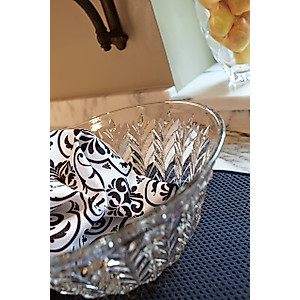 Envision Home Absorbent, Reversible Microfiber Dish Drying Mat for Kitchen,18 Inch x 24 Inch, X-Large, Black