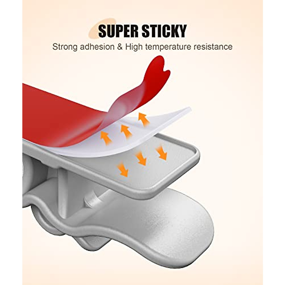 iBytoc Cord Organizer for Kitchen Appliances, 6 Pack [Super Sticky] Cord Wrappers, [Extra Large] Appliance Cord Organizer Stick on Mixer, Blender, Coffee Maker, Air Fryer, Water Heater