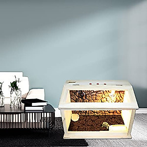 BNOSDM Reptile Carpet Mat Terrarium Liner Bedding Reptile Cage Mat Supplies for Tortoise Lizard Leopard Gecko Snake Chameleon 39’’ x 20’’