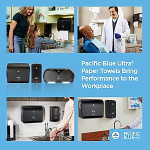 Pacific Blue Ultra 9” Paper Towel Roll (Previously Branded SofPull) by GP PRO (Georgia-Pacific), White, 26610, 400 Feet Per Roll, 6 Rolls Per Case