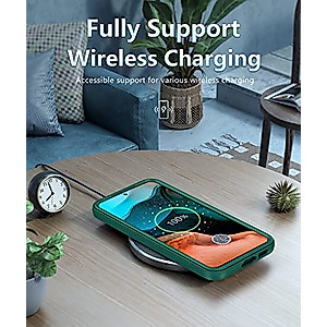 FNTCASE Samsung Galaxy S23+ 5G: Translucent Drop Proof Protection Phone Case | Dual Layer Rugged TPU Bumper Cover