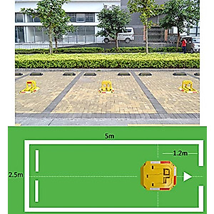 Parking Post,Private Car Parking Latch Space Lock,Easy Installation,Car Park Driveway Guard Saver,Protect Your Parking Space