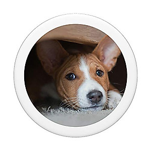Cute Basenji Face Dog Breed Men Women Boy Girl Lover Gift PopSockets PopGrip: Swappable Grip for Phones & Tablets
