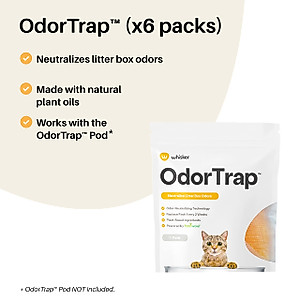 Litter-Robot Supply Kit by Whisker - Includes 30 Cleaner Wipes, 25 Waste Drawer Liners, Cleaner Spray & 6 OdorTrap Refill Packs, For Use with Litter-Robot, the Self-Cleaning Cat Litter Box