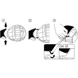 Overade Unisex's Helmet Cover, Orange, X-Large