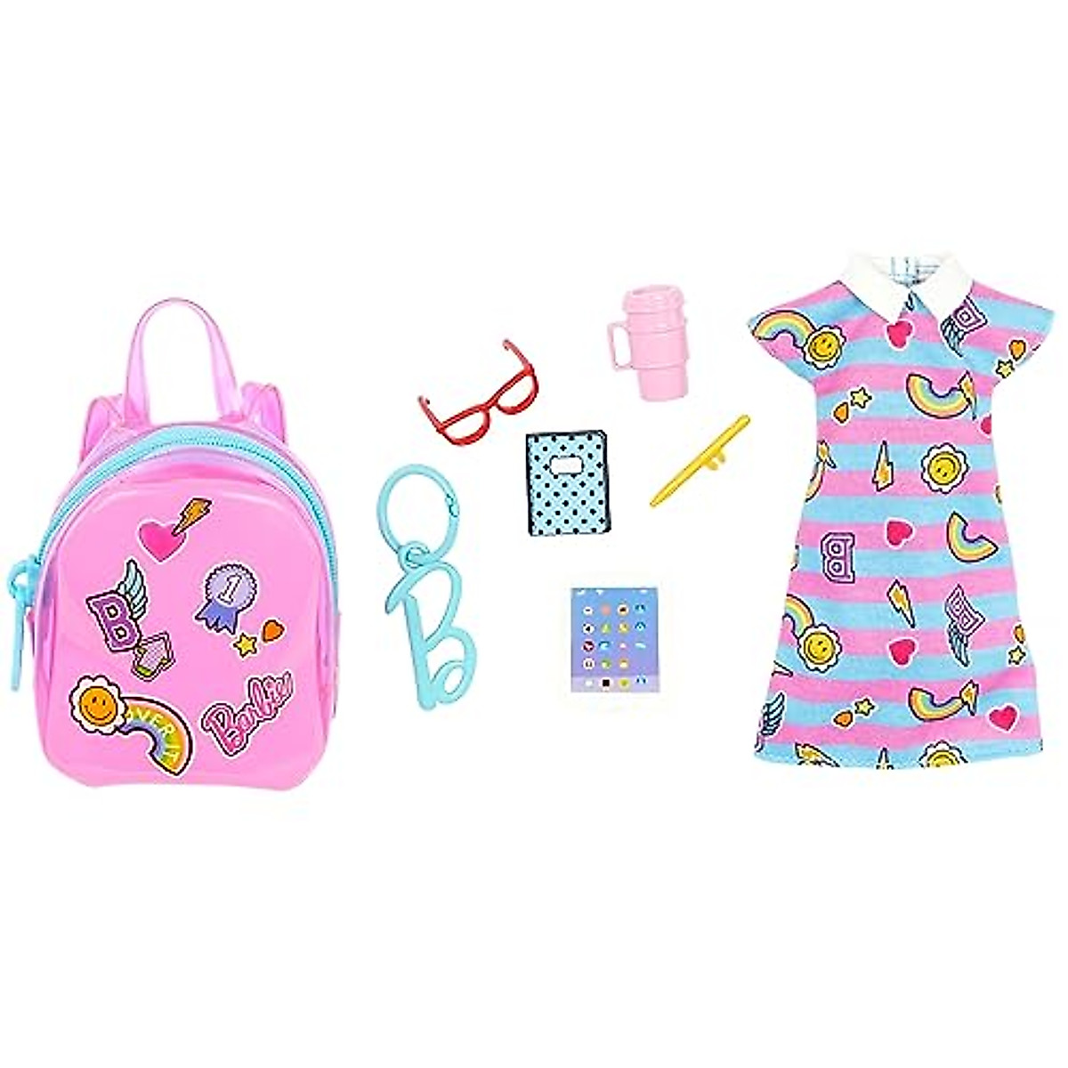 Barbie Fashion & Beauty Doll Accessories Fashion Bags for Girls Ages 3 and Up