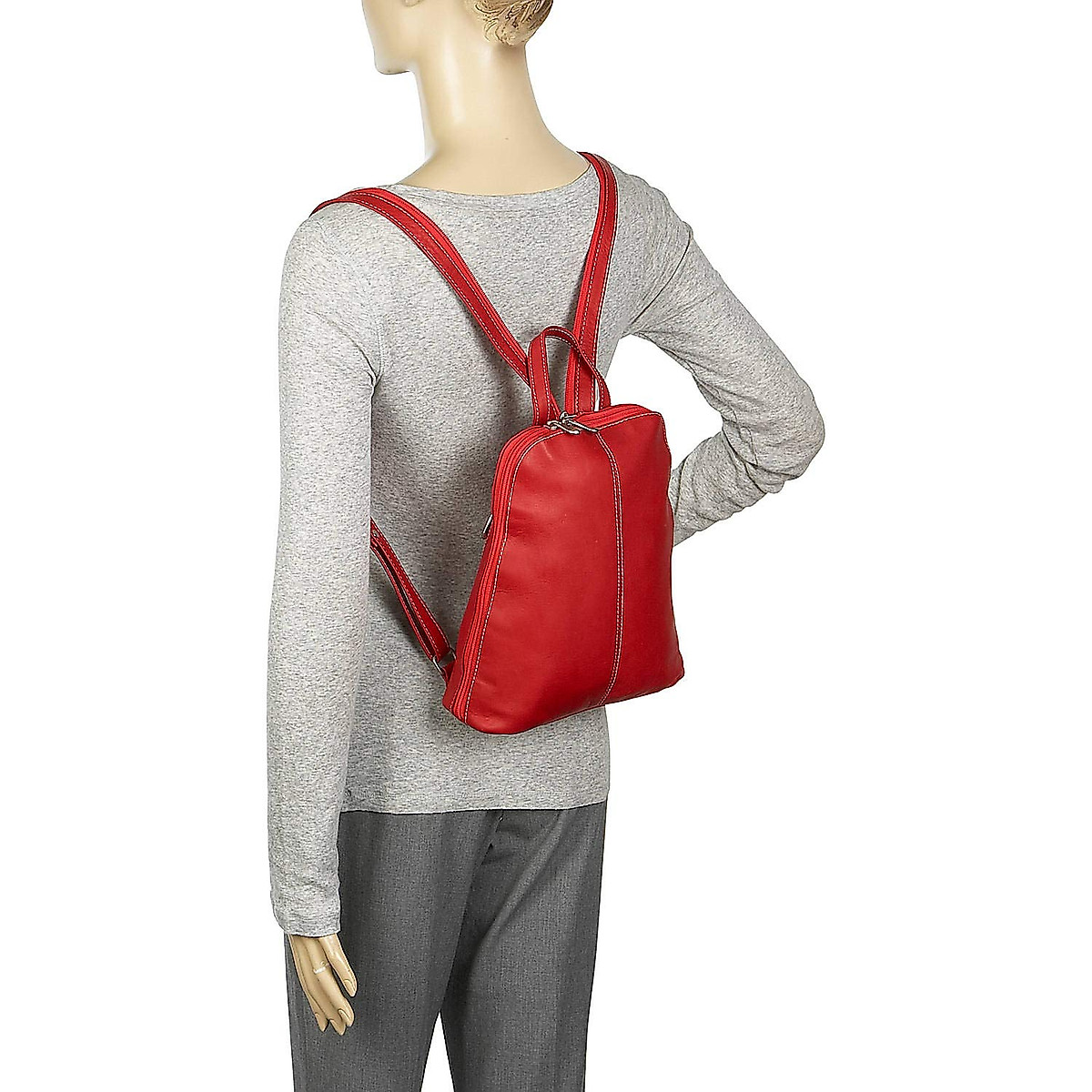 Le Donne U Zip Womans Sling/Backpack, Gray