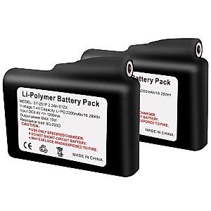 QILOVE Rechargeable Battery Pack for Heated Socks Electric Gloves (7.4V 2200mah Li-Polymer Battery Pack)