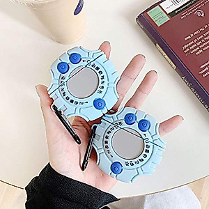 Compatible for Digimon Airpods Pro Case Cover,Digital Monster Airpod pro Charging Case Keychain Bag Pendant Decor Cute 3D Cartoon Toy (Digimon)