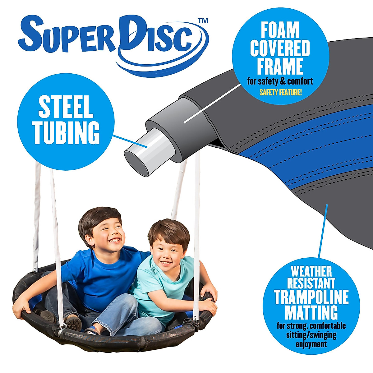 XDP Recreation Surf N Swing'in Swing Set, Gray