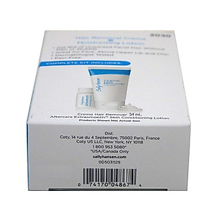 Sally Hansen Creme Hair Remover Kit for Face, Lip and Chin (Case of 6)