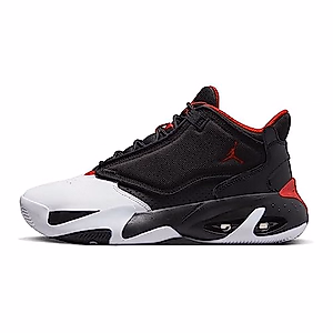 Men's Jordan Max Aura 4 Shoes Black/Gym Red/White (DN3687 061) (us_Footwear_Size_System, Adult, Men, Numeric, Medium, Numeric_9)