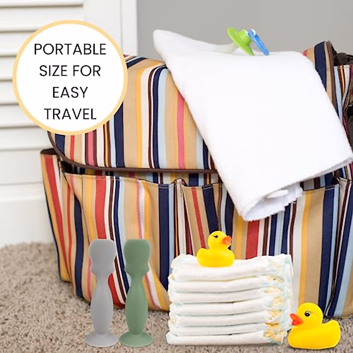 Baby Diaper Cream Spatula Applicator Soft Silicone Baby Butt Paste Spatula