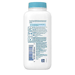 Johnson's Baby Powder with Naturally Derived Cornstarch Aloe & Vitamin E, Hypoallergenic 15 Ounces (Pack of 3)