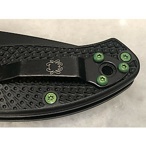 Translucent Green Screws Set For Spyderco Tenacious and Resilience Pocket Knife GRN-VALUE-SET-10 GRN-VALUE-SET-10