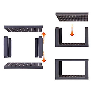 TRANSON Paint Brush Holder Organizer 96 Slots Desk Caddy for Pens, Pencils, Brushes, Markers