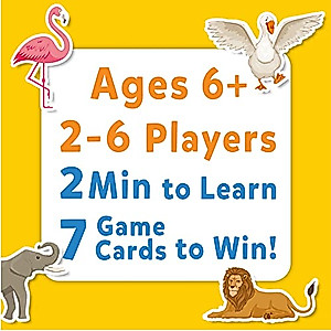 Skillmatics Card Game - Guess in 10 Animal Planet, Gifts for 6 Year Olds and Up, Quick Game of Smart Questions, Fun Family Game