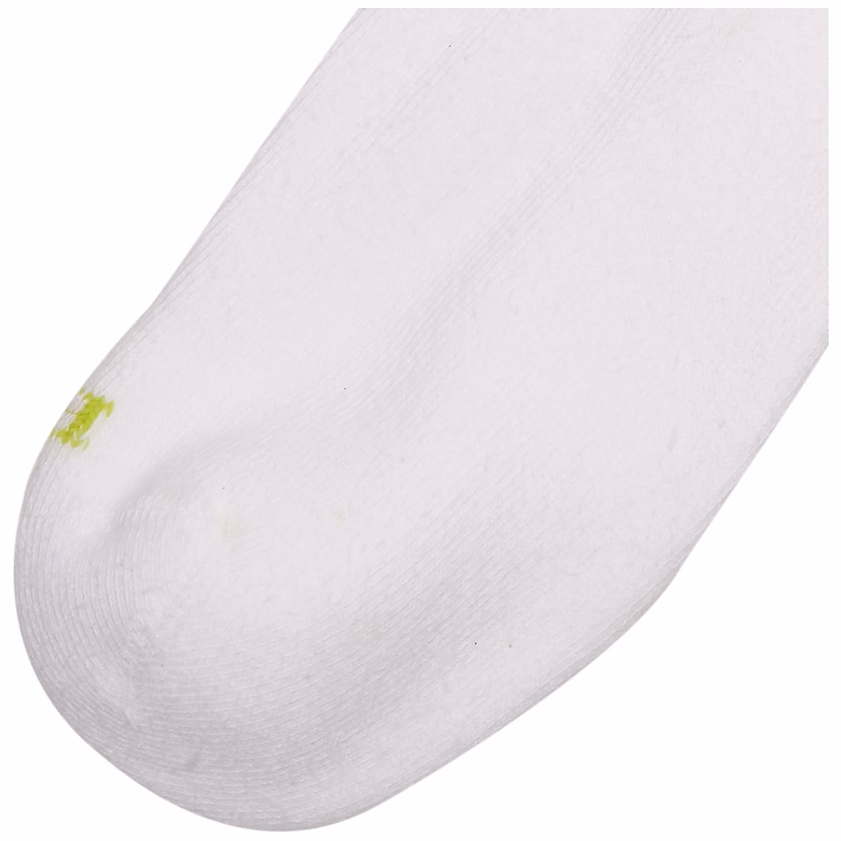 HUE womens Quarter Top With Cushion, 6-pack athletic socks, White, One Size US