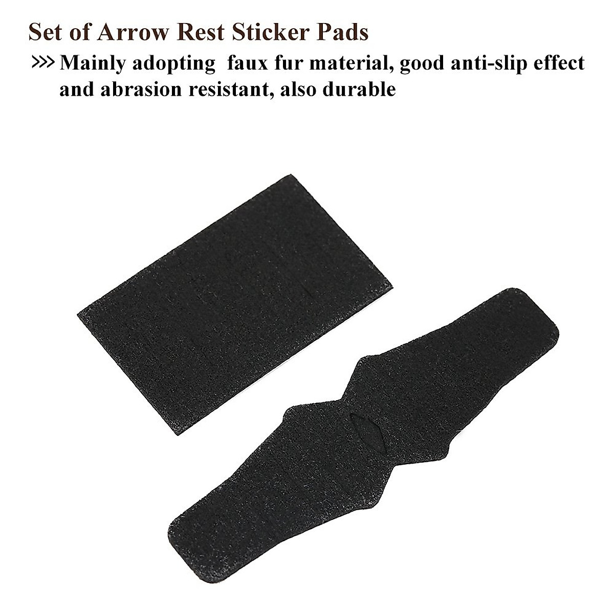 Arrow Rest Felt Tape,Arrow Rest Sticker, Anti Slip Sticker Set Compound Bow Hunting Accessory for QAD HDX Drop Away Arrow Rest