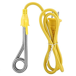 Mini Electric Heater Element,600W Mini Boiler Hot Water Coffee Immersion Travel Use CN Plug 220V,for Household, Office, University Dorm or Travel use