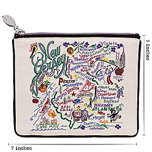 Catstudio New Jersey Zip Pouch - Natural | 5" x 7"