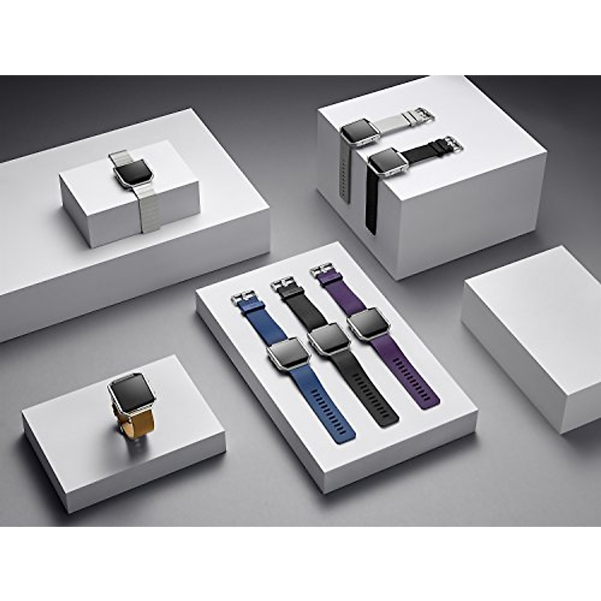 Fitbit Blaze Accessory Band, Leather, Camel, Large