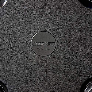 CookKing - Master Grill Pan, Korean Traditional BBQ Grill Pan - Stovetop Nonstick Indoor/Outdoor Smokeless BBQ Cast Aluminum Grill Pan
