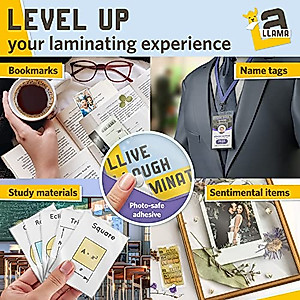 Thermal Laminating Pouches, 4.3 x 6.3 Inches, 3 Mil Thick, 50 Pack, Suited for Picture Size Laminating Sheets 4 x 6