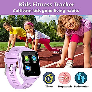 Smart Watch for Kids, Kids Smart Watch Boys with 24 Games, Camera, Music Player, Video and Audio Recording, Alarm Clock, Calendaring, HD Touchscreen Toddler Watch Gift for 3-12 Years Old Boys Girls
