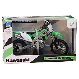 New-Ray Kawasaki KX 450F Green 1/12 Diecast Motorcycle