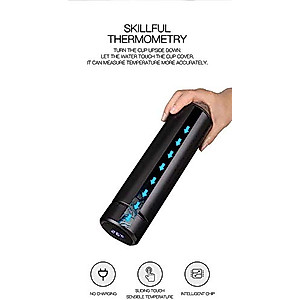 Coffee thermos,Coffee bottle,Tea Infuser Bottle,Smart Sports Water Bottle with LED Temperature Display,Double Wall Vacuum Insulated Water Bottle, Keep Hot Or Cold, 17oz(Pink)