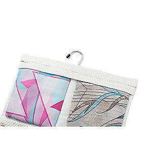 R. Culturi Scarf Organizer for Closet or Travel Accessory/Holder and Hanger Storage Organizer for Silk/Cotton/Light Cashmere or Wool Scarves