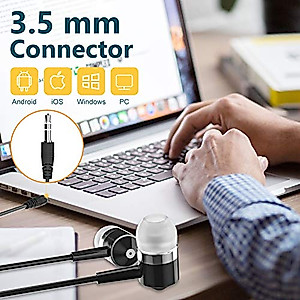 ZXFYE Earbud Headphones Bulk Wired Earphones Mixed Colors 10 Packs for iPhone Smartphone Computer Laptop MP3 School Classroom