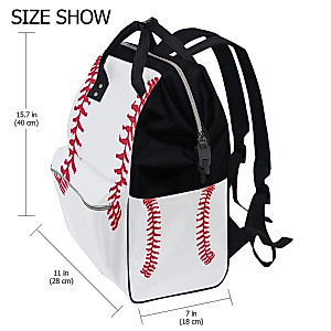 MaMacool Mummy bag Diaper Tote Bags Larger Capacity Baby Nappy Bag Fashion Heart Shaped Baseball Mummy Backpack