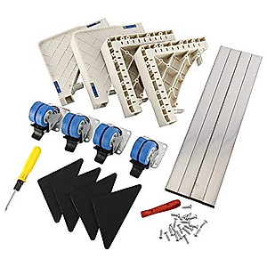 Artilife Multi-Functional Furniture Dolly Roller Base Adjustable Removable Base Refrigerator Stand for Washing Machine Refrigerator and Dryer