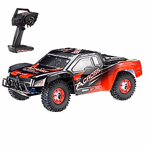 QAQQVQ 1:12 Scale Remote Control Car,4WD Top Speed 50 Km/h Electric Toy Off Road 2.4GHz RC Monster Vehicle Truck Crawler for Boys Kids and Adults
