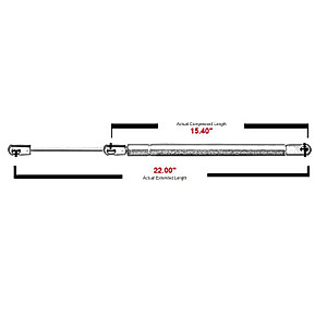 Rear Liftgate Hatch Tailgate Lift Supports Gas Springs Shocks Struts fit for Mercury Mountaineer 2001-2007,fit for Ford Explorer 2002-2005 4584 SG204043,Pack of 2